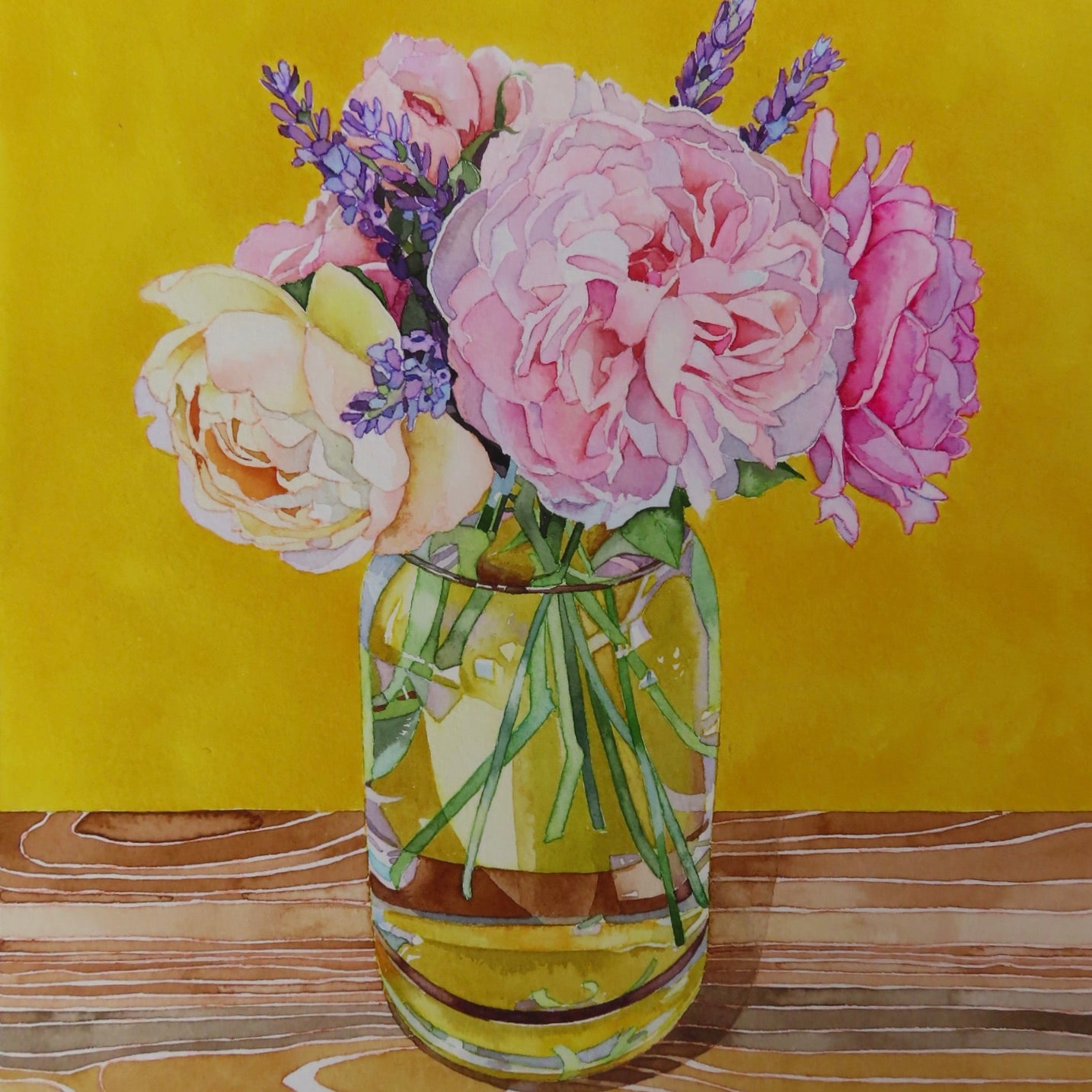 LAVENDER & ROSES - Greetings Card – Amanda Nester