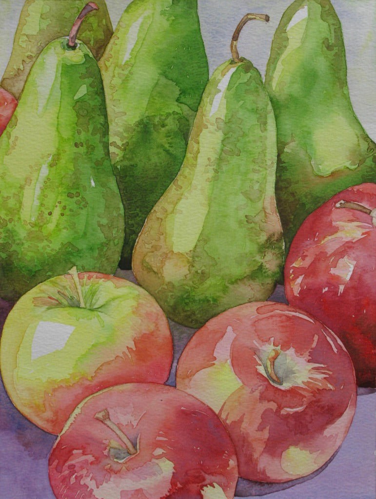 APPLES & PEARS - Original Painting – Amanda Nester