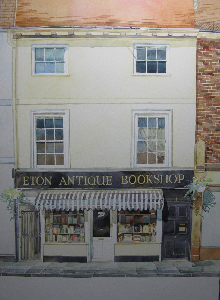 ETON ANTIQUE BOOKSHOP - Original Painting – Amanda Nester