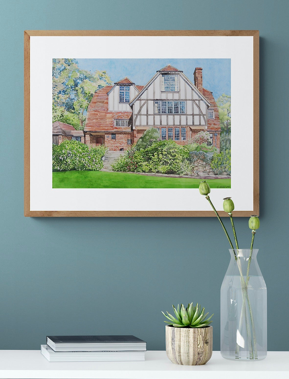 THE RED HOUSE - Commission a Painting – Amanda Nester